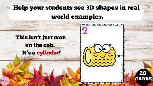 Thanksgiving 3D Shapes Write the Room : 3D Shapes Geometry | TPT
