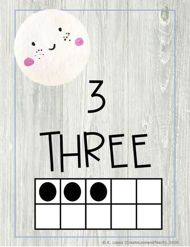 Farmhouse Sunshine Number Posters 1-20 by CreateLoveandTeach | TPT