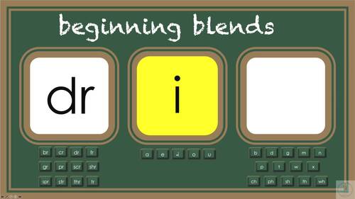 Orton-Gillingham Interactive Blending Board - Blends by connections coach