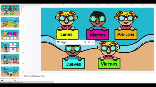 1st Grade Virtual Morning Work May Week 4 Spanish Google Slides | TPT