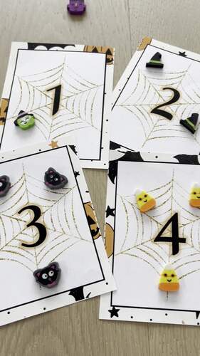 Halloween Counting #1-20 by Readology | TPT