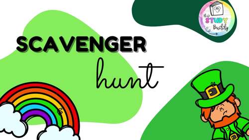 St. Patrick's Day, Leprechaun Scavenger Hunt, 3rd Grade by The Study Buddy