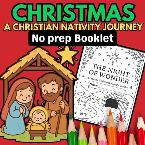 Bible Christmas Activities Booklet – Christian Nativity Lessons for ...