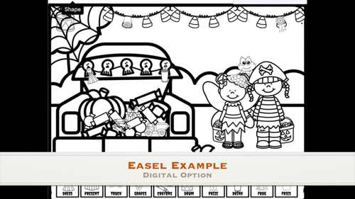 Halloween Hidden Picture Scenes Printable Articulation Pictures Speech ...