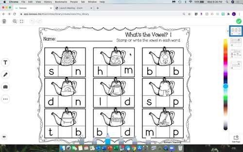 Distance Learning with Seesaw: Spring Print and Go! {NO PREP} | TpT