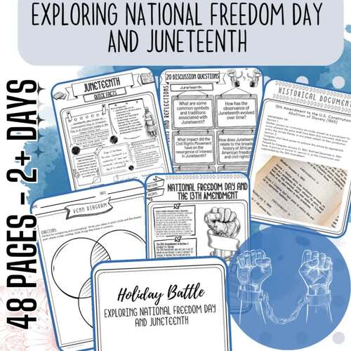 Exploring National Freedom Day and Juneteenth 2 Day Lesson | TPT