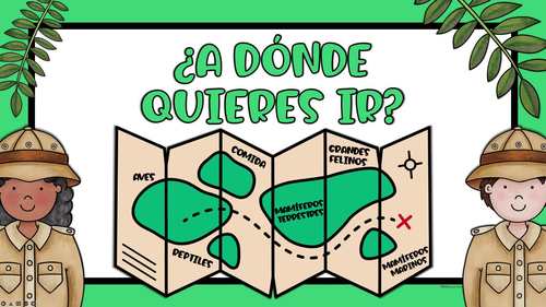 Spanish Virtual Zoo Field Trip - Excursión Escolar - Vamos al Zoológico