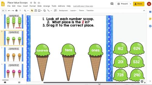 3 Digit & 4 Digit Place Value [for Google Slides™] by Miss Fish | TPT