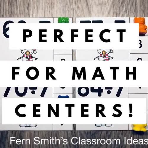 Division Clip Cards Dollar Deal by Fern Smith's Classroom Ideas | TPT