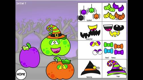 Speech Therapy Halloween Articulation and Basic Concept No Prep Activities