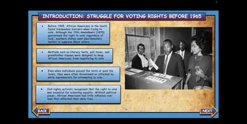 The Voting Rights Act Of 1965 Powerpoint. L85. Selma March and Bloody ...