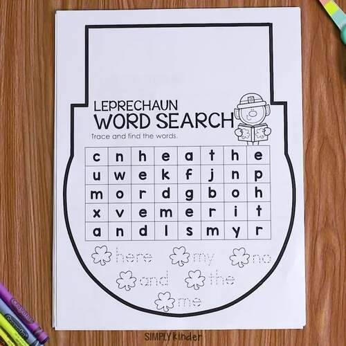 Leprechaun Game Book, St. Patrick's Day Crafts & March Activity for ...