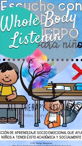 Whole Body Listening Lesson for Kids - Classroom Management - SPANISH ...