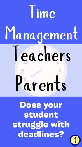 Executive Function Time Management | Special Education IEP Support