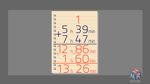 Adding and subtracting time. VIDEO by MATH-N-ROLL | TPT