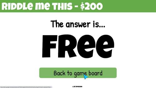 FR Blends & R-Clusters Game Show No Print and Interactive Using Google ...