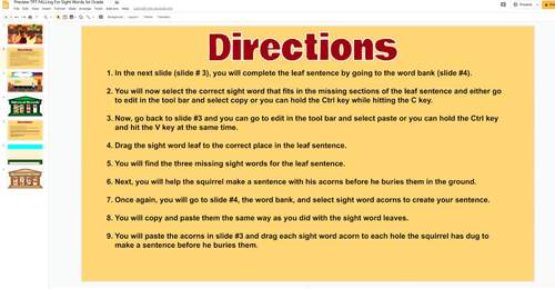 FALLing For Sight Words! - Digital and Google Classroom Ready 1st Grade