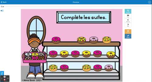 BOOM Cards: Complète les suites by Mme Bock | Teachers Pay Teachers