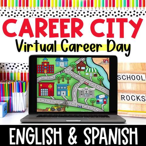 Careers & Community Helpers, Virtual Career Day Bilingual Digital ...