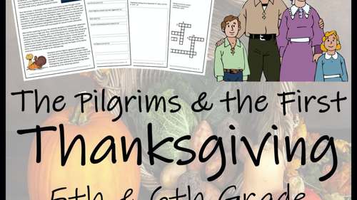 The Pilgrims & First Thanksgiving Close Reading Comprehension | 5th ...
