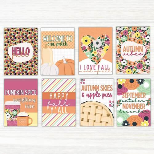 Fall Classroom Posters Autumn Classroom Decor Bulletin Board Ideas