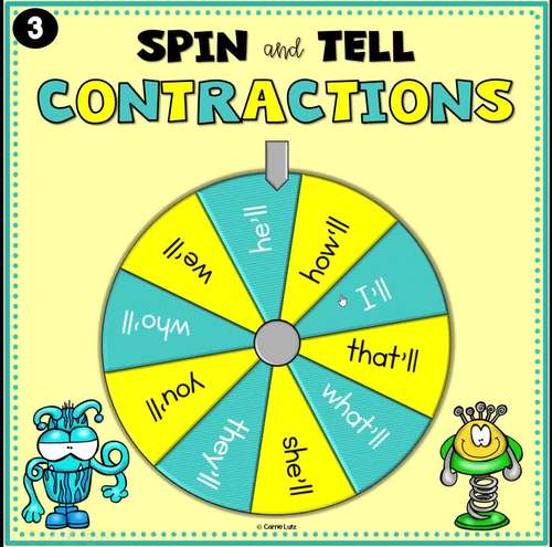 Contractions Games – PowerPoint by Carrie Lutz - Classroom Callouts
