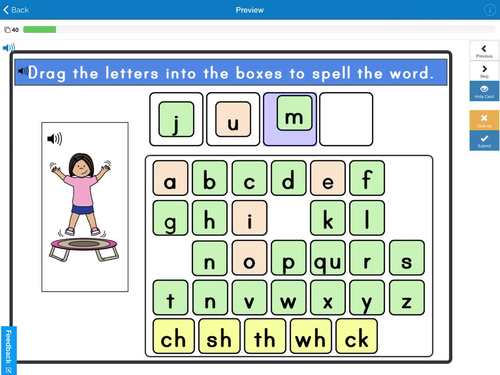 Short Vowel Closed Syllable Drag and Spell BOOM CARDS BUNDLE | OG