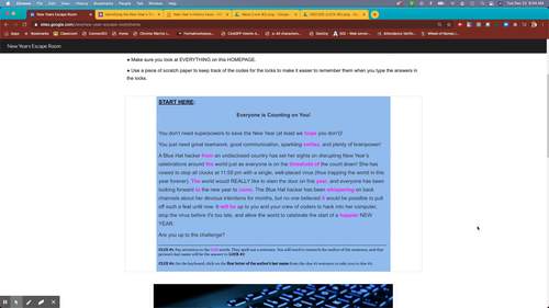 New Years Digital Escape Room - DIGITAL by Tori Gorosave - Teacher ...