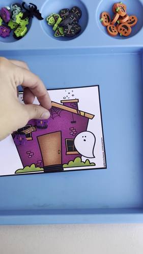 Halloween Counting Mini Erasers 1-20 Activity Cards | TPT