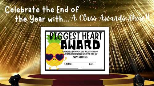End of Year Class Awards! Pineapple Themed! by HolmRoom | TPT