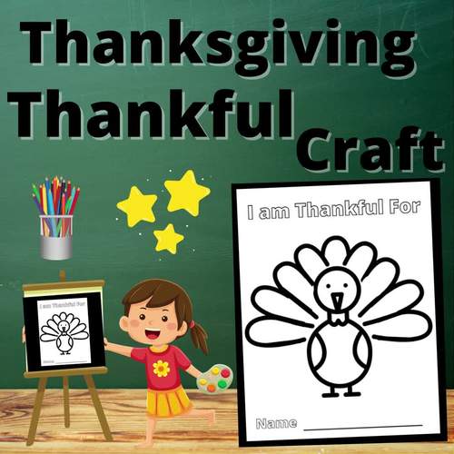 Thanksgiving Thankful Worksheets Activity Printable by IncredibleDesigns