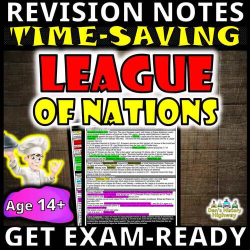 Revision Menu – League of Nations | Exam-Focused History Review & Study Aid