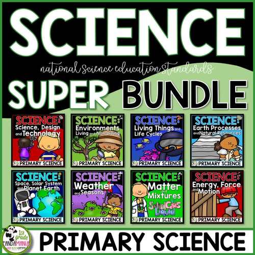 Science Curriculum and Units Bundle for 1st and 2nd Grades | TPT