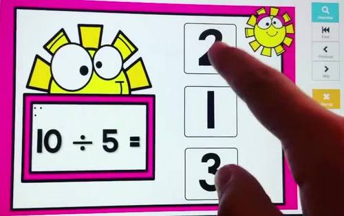 Summer Division Boom Cards BUNDLE- Division Tables 1-12 by Miss T in ...