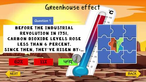 Earth Day activity: The greenhouse effect Science Facts Quiz | A ...