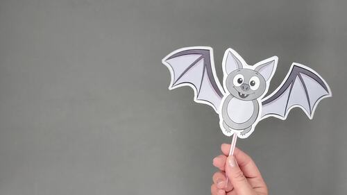 Cut and Paste Bat Craft by 10 Minutes of Quality Time | TPT