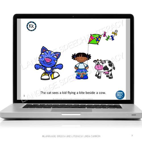 No Print Articulation K Sound | Basic Concepts | Distance Learning ...