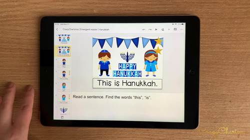 Hanukkah Emergent Reader by CrazyCharizma | Teachers Pay Teachers