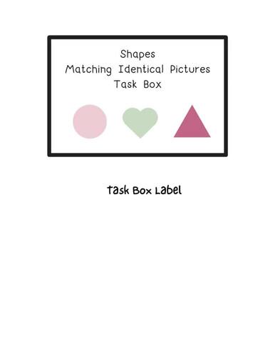 Shapes Task Cards | Visual Discrimination Preschool & Special Education ...