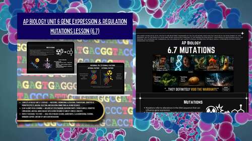 AP Biology UNIT 6 Gene Expression & Regulation 6.7 Mutations Lesson Guide