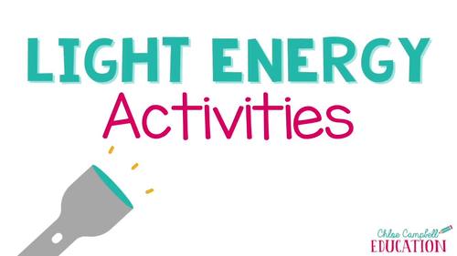 Light Energy - Forms of Energy Activity for Reflection Refraction ...