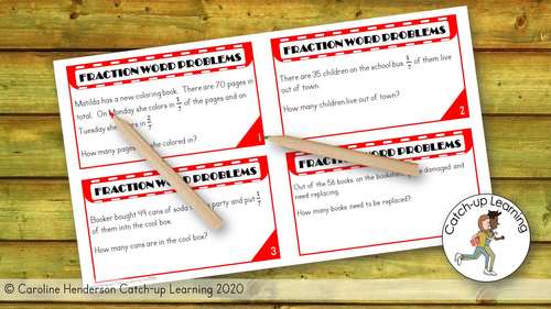 Fractions of Collections Real-Life Problems by Catch-Up Learning