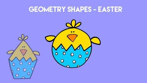 2 D Shapes | Worksheets| Spring | Easter | Chicken | Activities | Craft