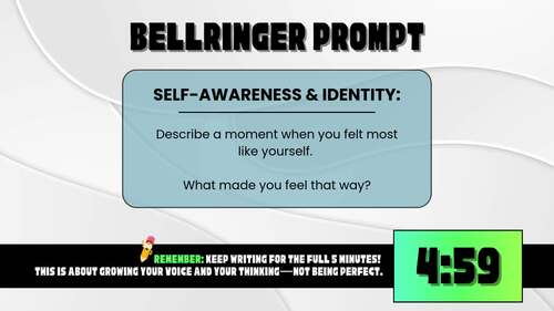 Set of 30 Bellringers: Social-Emotional Learning by ImmersiLearn