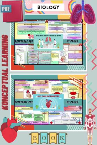 Human Respiratory & Circulatory System Bundle|Biology Bundle | TPT