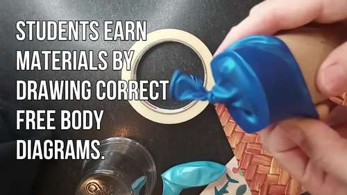 Force and Motion Science Activity: Halloween Marshmallow Launcher