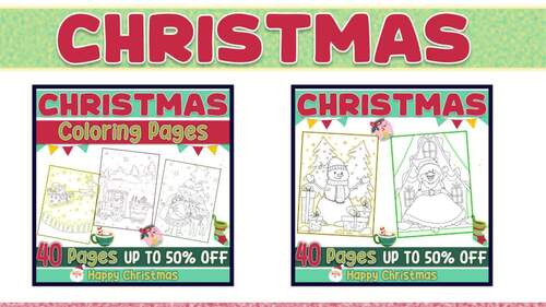 40 Beautiful Christmas Holiday Coloring Pages for Fun and Relaxation