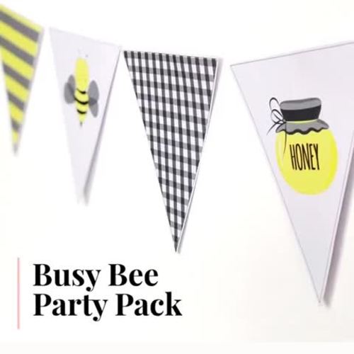 Busy Bee Party Pack by The Polka-Dot Apple | TPT