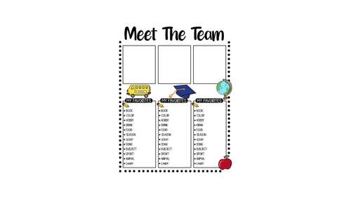 Meet The Teacher Template Editable - Colorful and black and white by AE ...