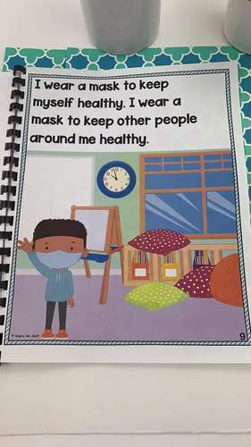 Wearing a Mask Social Story by Inspire Me ASAP | TPT